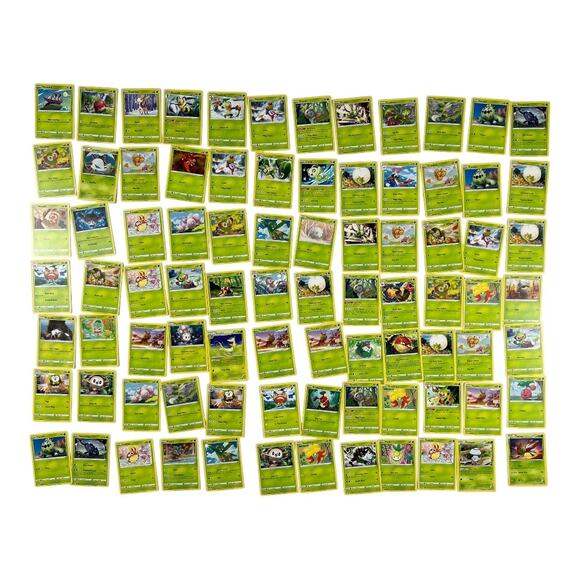 Pokemon | Games | Pokemon Tcg Lot 84 Cards Grass Type | Poshmark